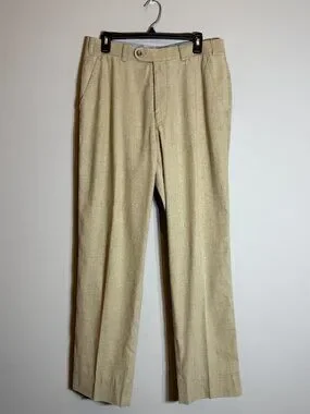 HILTL | Pants | Hiltl Linen Flat Front Trouser Dress Pants Mens 33x32 ...